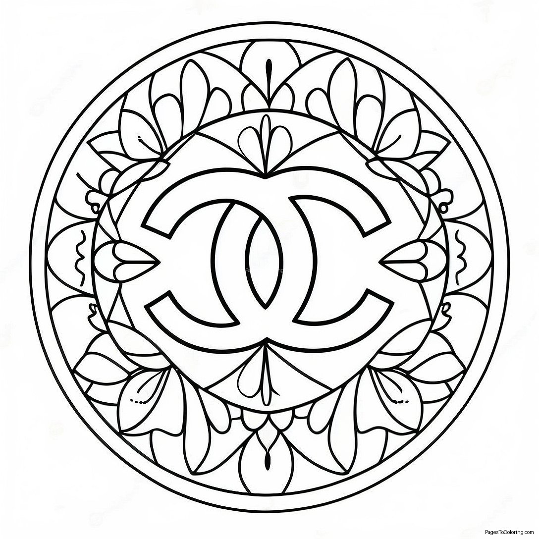 Chanel Adult Coloring Book Pages Sketch Coloring Page Chanel Adult Coloring Book Pages Sketch Coloring Page